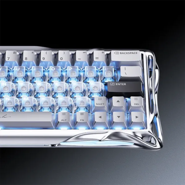 Shop GravaStar Mercury V60 Pro 60% HE Magnetic Gaming Keyboard Chrome ...