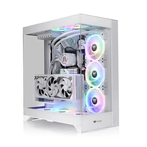 Shop Thermaltake CTE E550 TG Snow Mid Tower Chassis PC Case @ MindTech